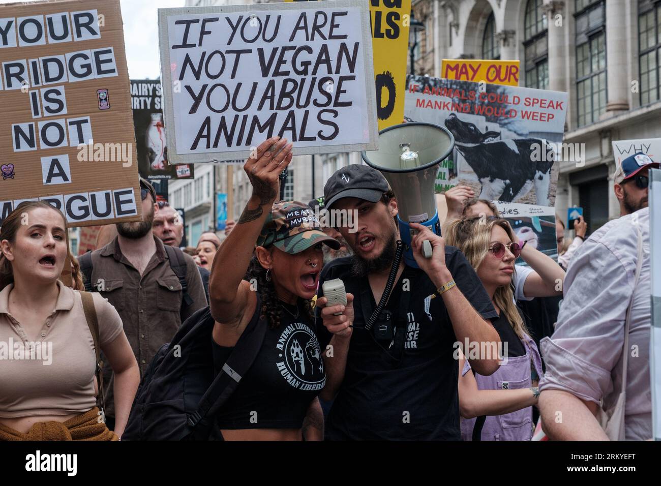 Animal Rising holds the National Animal Rights March through the ...