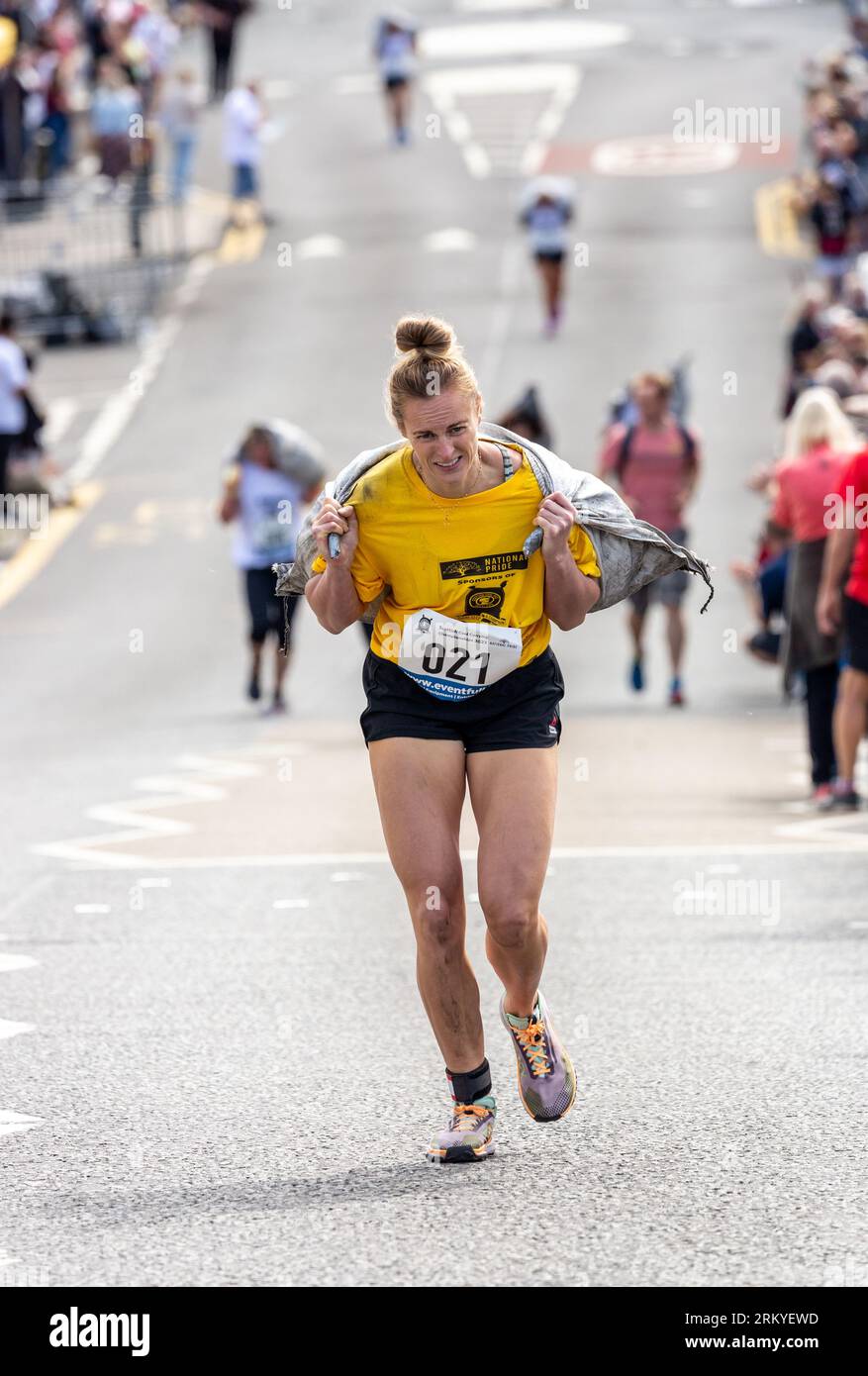 Kelty, Scotland. 26 August 2023. Competitors take part in the Scottish ...