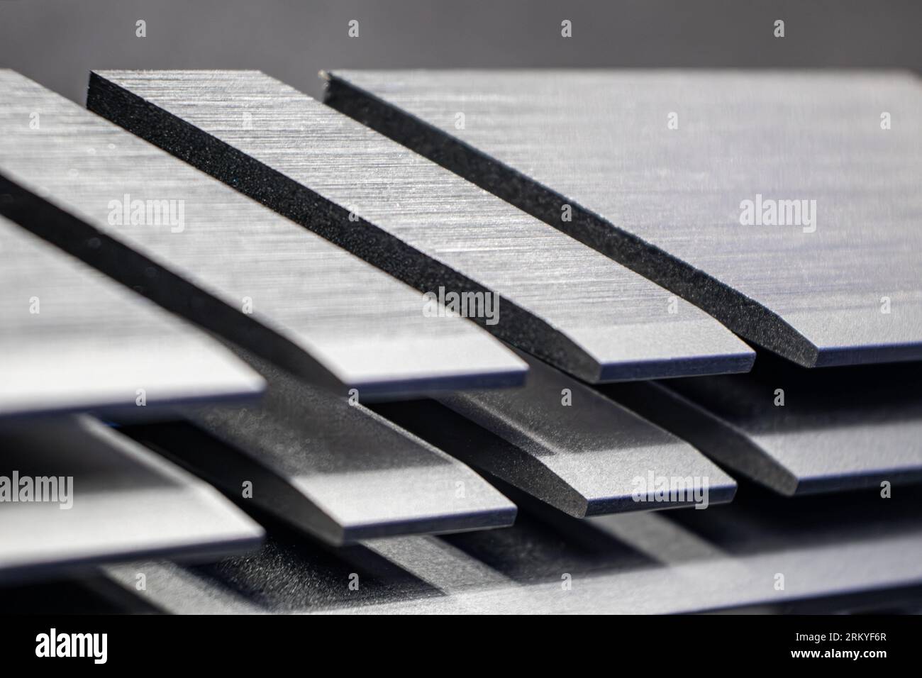 Desktop PC motherboard cooling system radiator close-up, computer ...