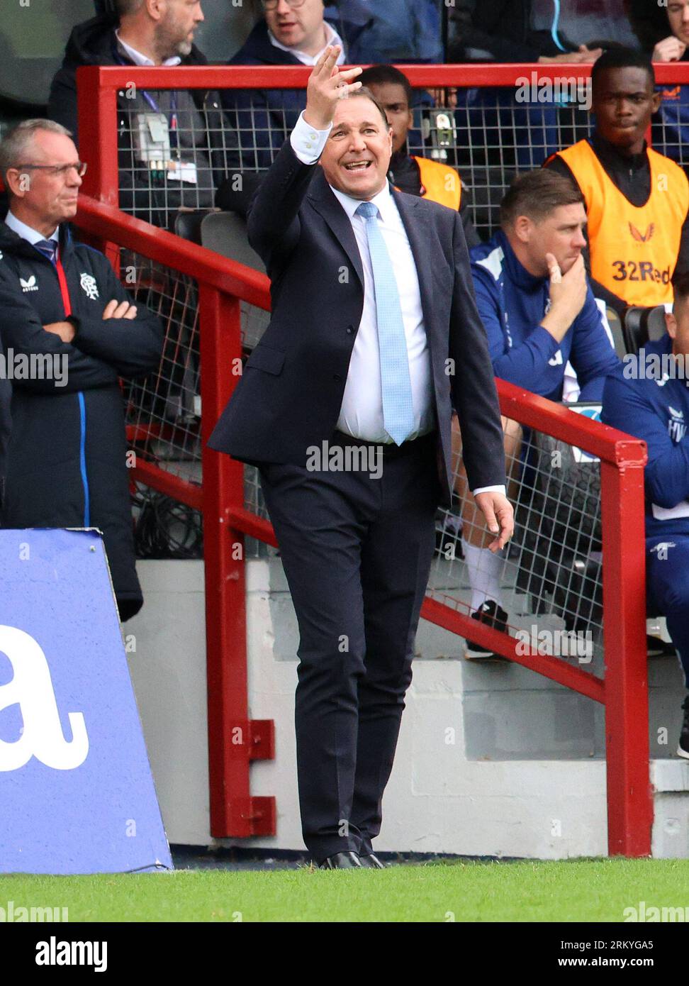 Ross County manager Malky Mackay during the cinch Premiership match at ...