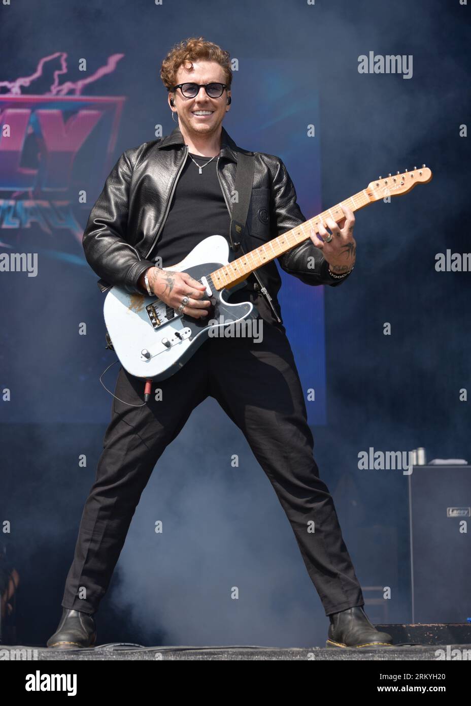 Dougie poynter mcfly festival hi-res stock photography and images - Alamy