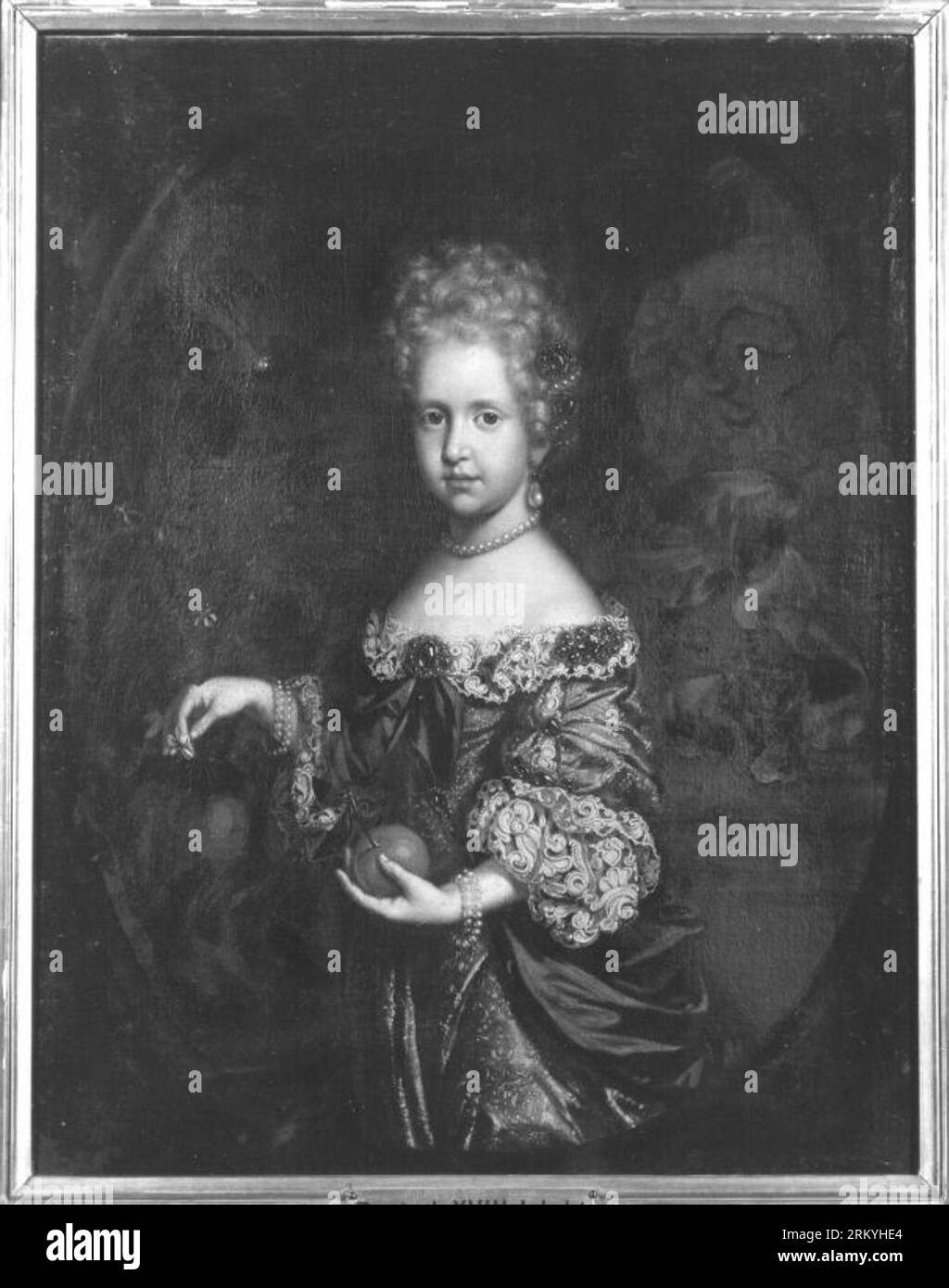 Bildnis Maria Elisabeth 17th century by Wolfgang Ludwig Hopfer Stock ...