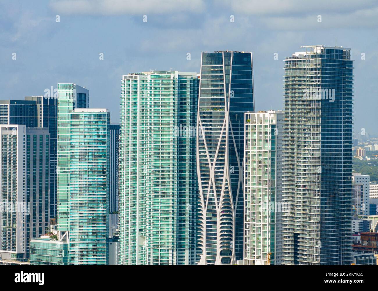 Luxury highrise condos Downtown Miami circa 2023 Stock Photo - Alamy
