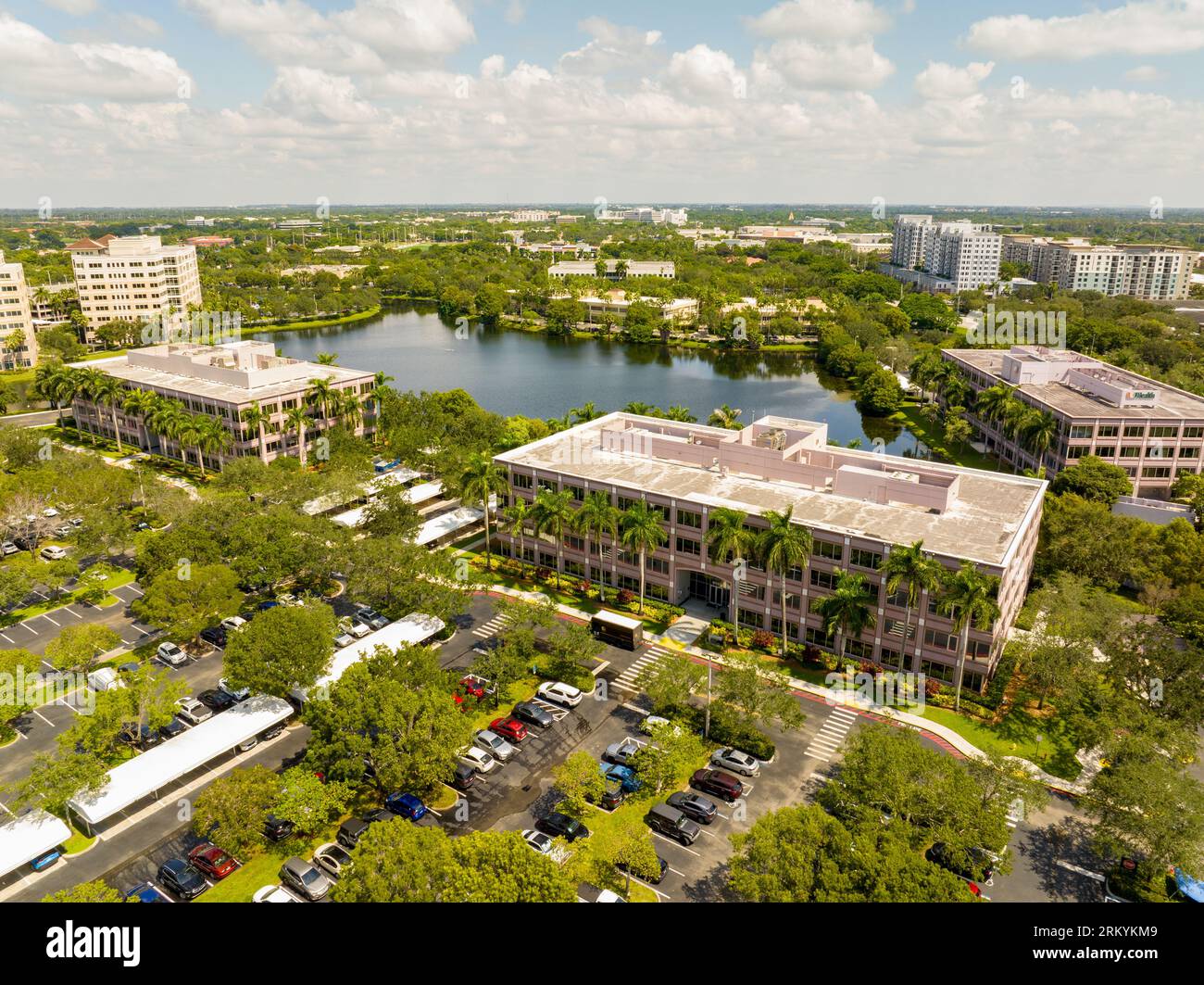 Aerial photo offices in Plantation Florida USA Stock Photo - Alamy