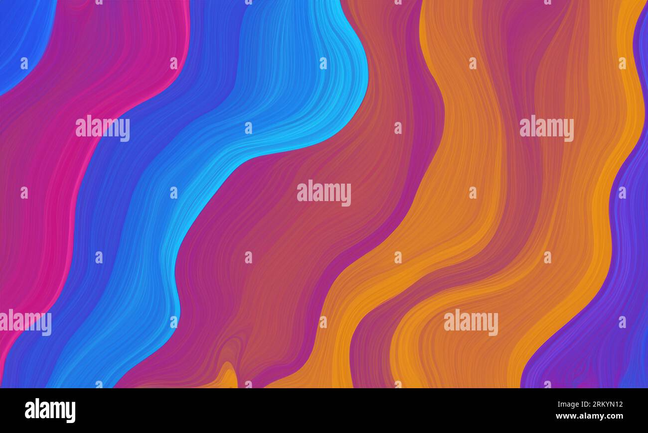 Color mix. Modern blurred texture. Fluid gradient. Abstract wavy ...