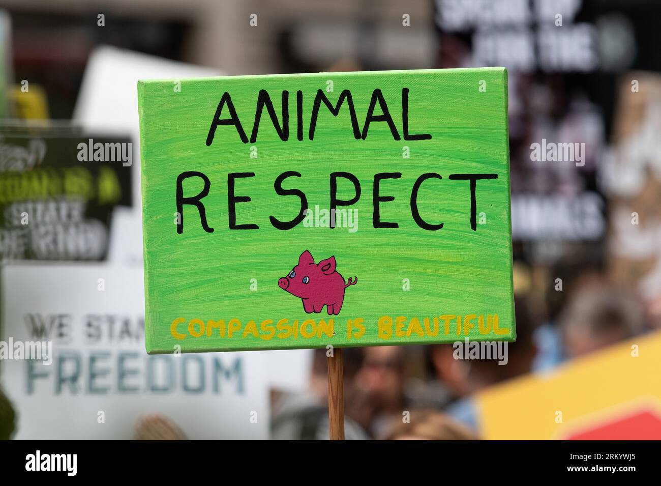London, UK. 26 August, 2023. Grassroots activists annual march, from ...