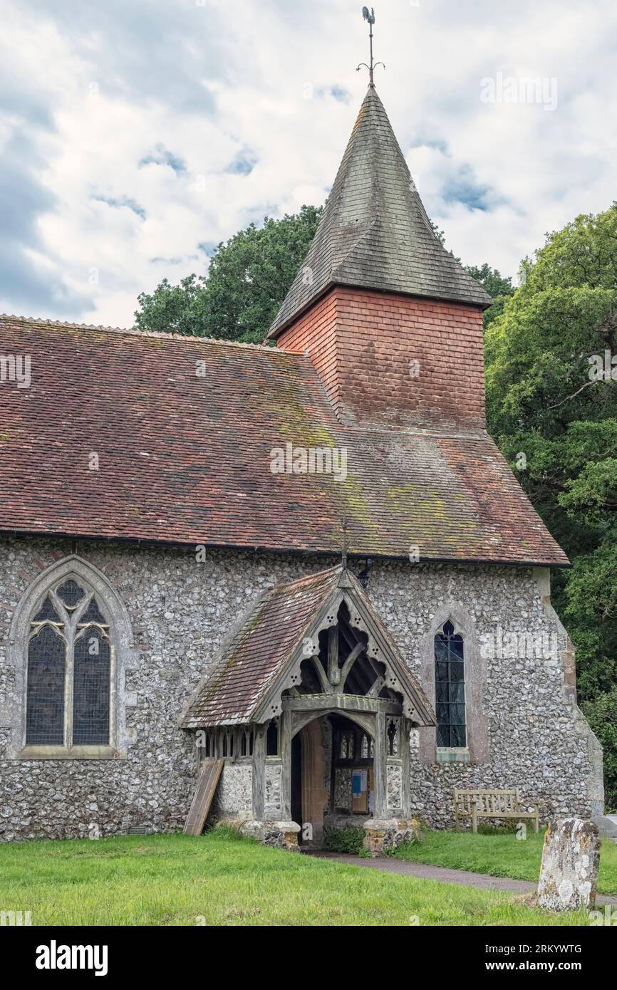St Mary’s Church in Selmeston Stock Photo - Alamy