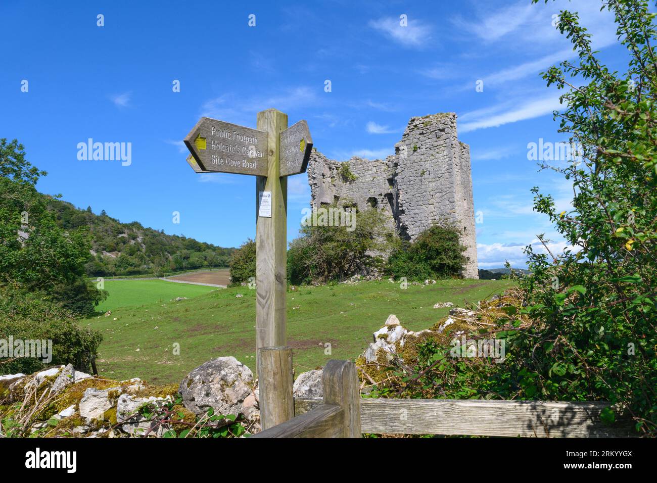 Arnside Tower, Arnside, Cumbria Stock Photo - Alamy