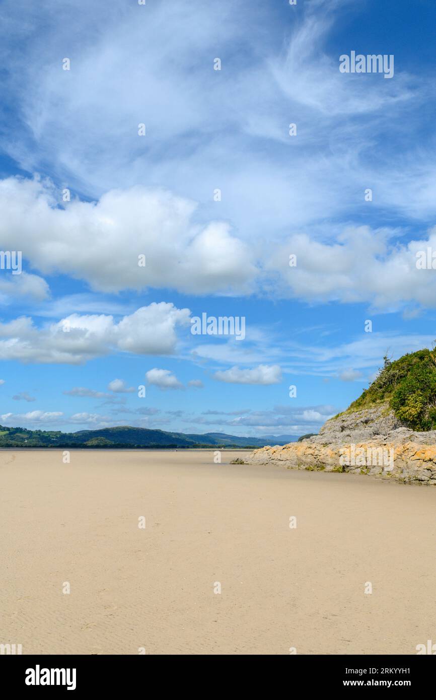 Morecambe Bay at Park Point near Far Arnside in Cumbria Stock Photo - Alamy