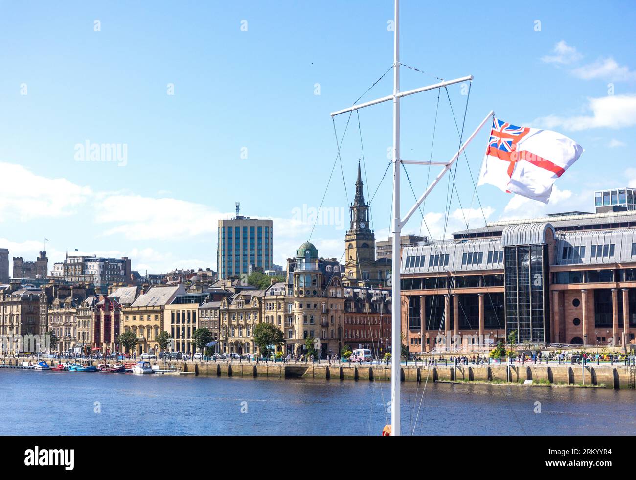 City and quayside from sage gateshead south shore road gateshead hi-res ...