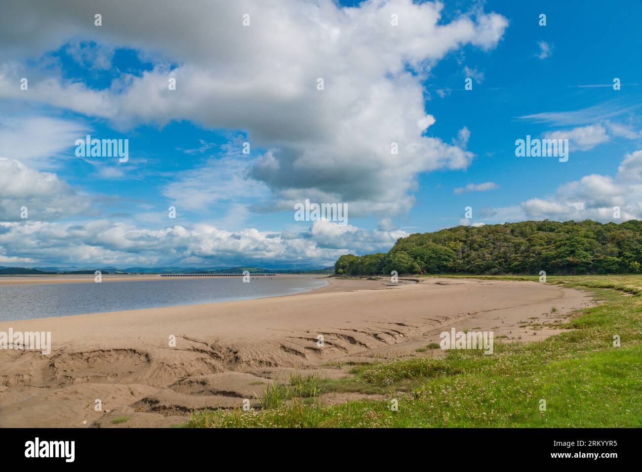 New Barns Bay on the River Kent Estuary, Arnside Stock Photo - Alamy