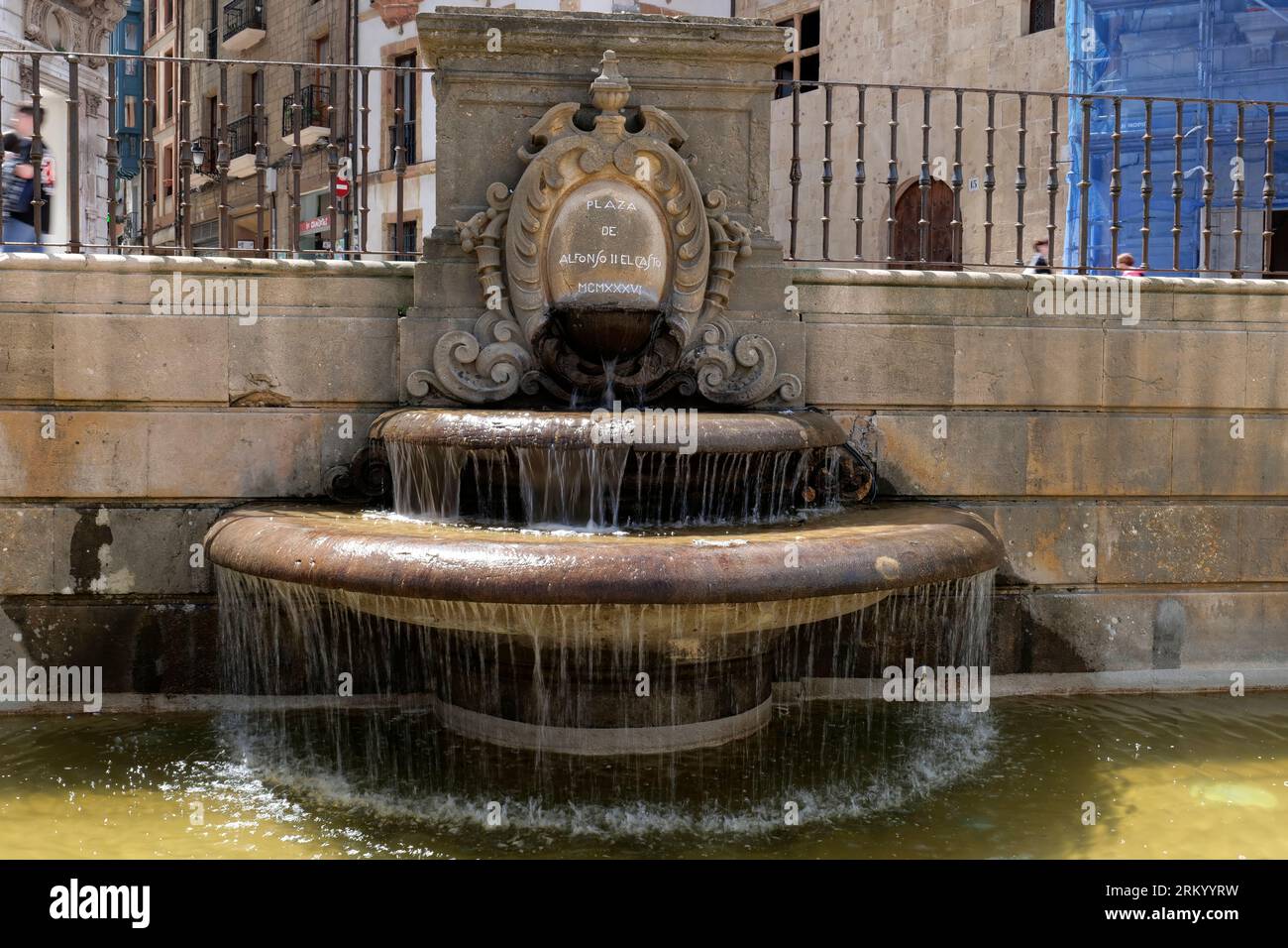 ornate water feature ,Fuente de la Catedral, cathedral fountain, Plaza ...