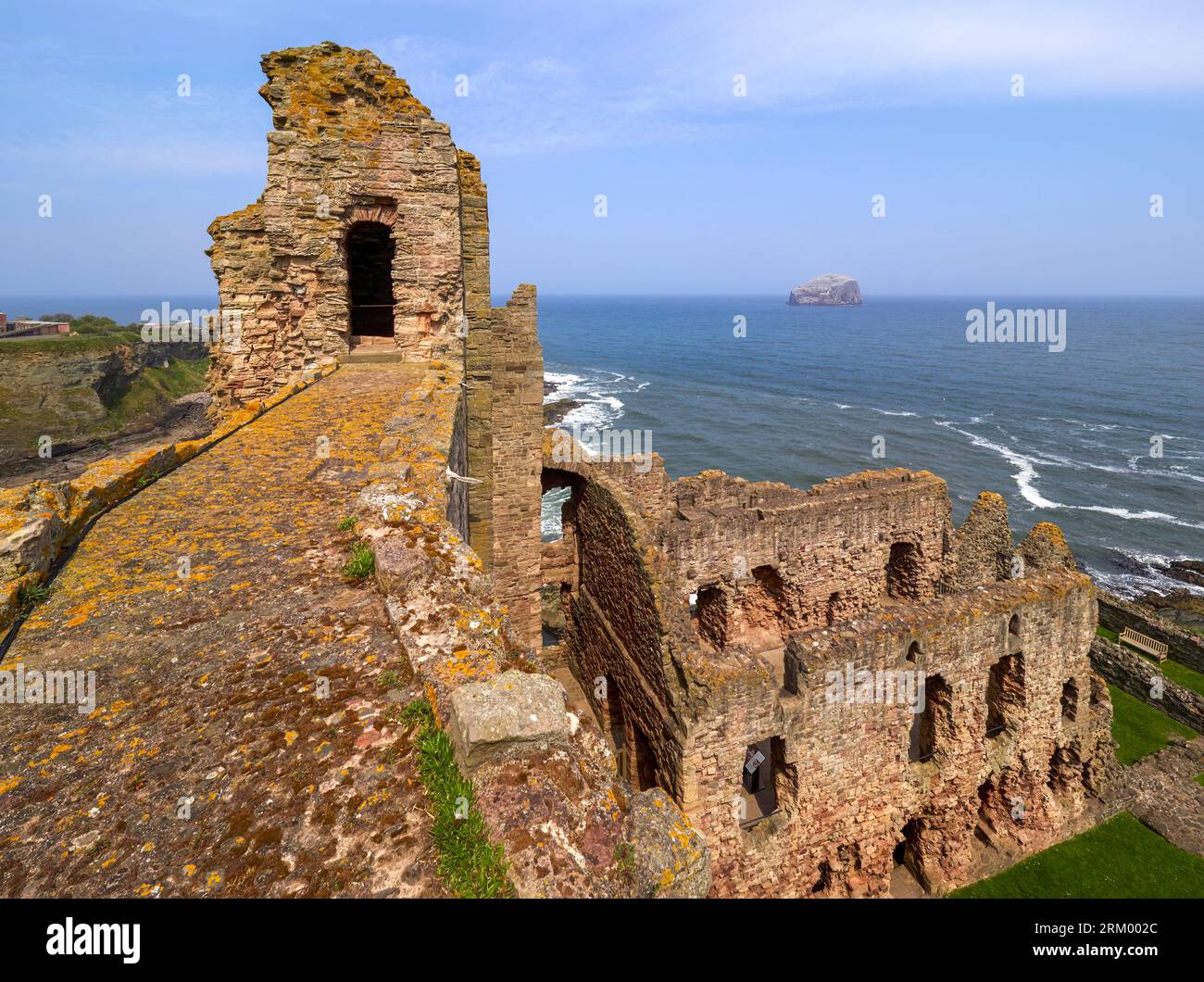 Tantallon Castle built 14th century east of North Berwick, in East ...