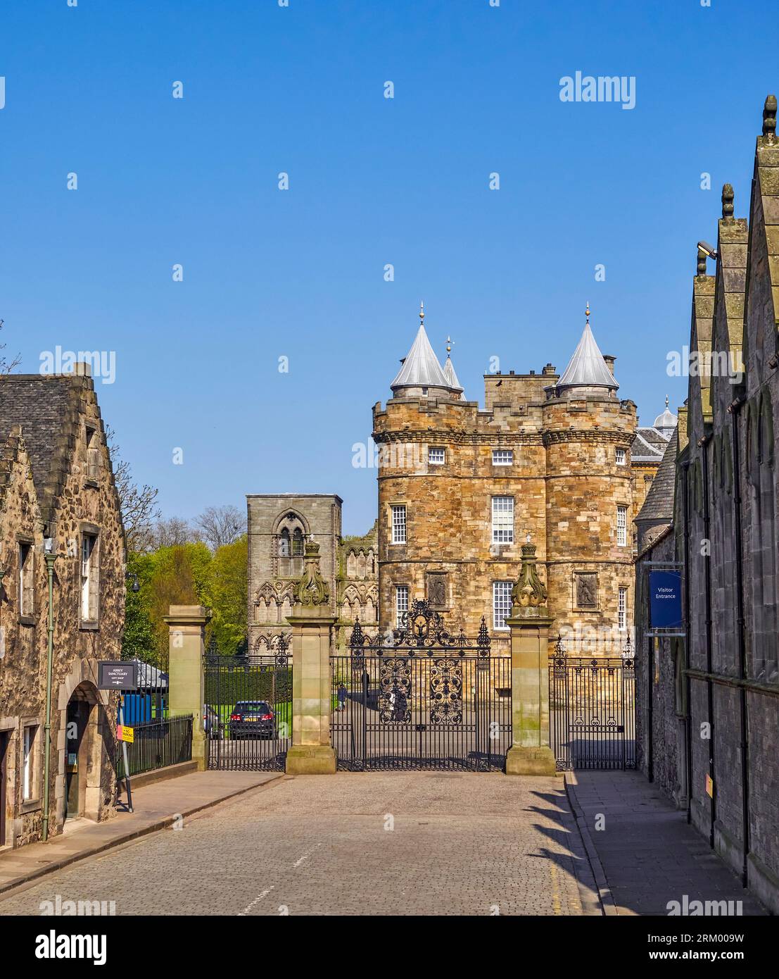 The Palace of Holyroodhouse or Holyrood Palace the official residence ...