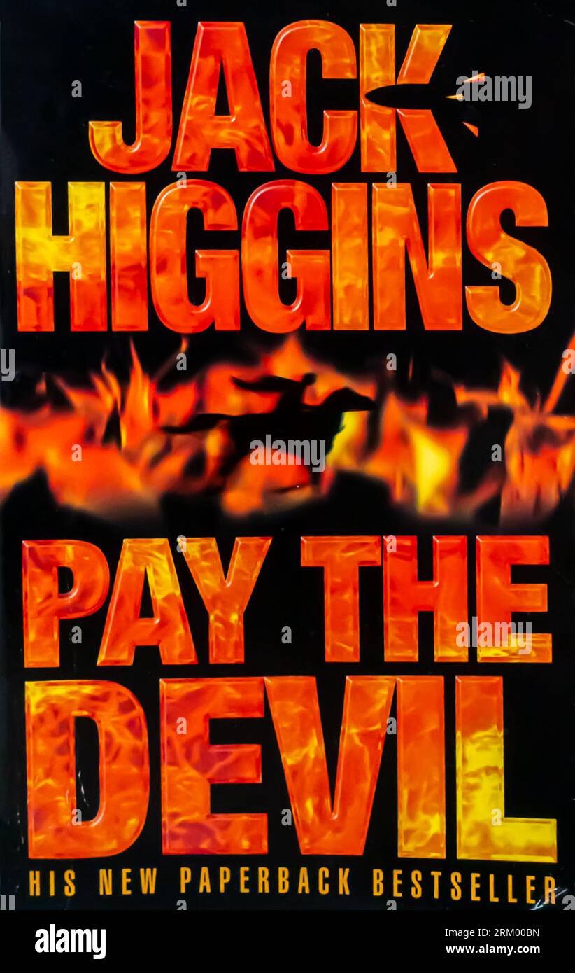Pay the devil Book by Jack Higgins Stock Photo - Alamy