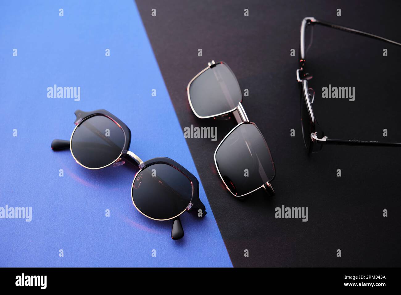 isolated picture of sunglasses with colorful backgrounds and artistic ...