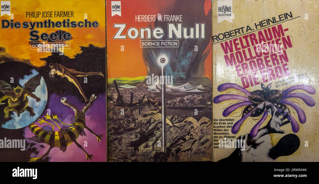 Heinlein book cover hi-res stock photography and images - Alamy