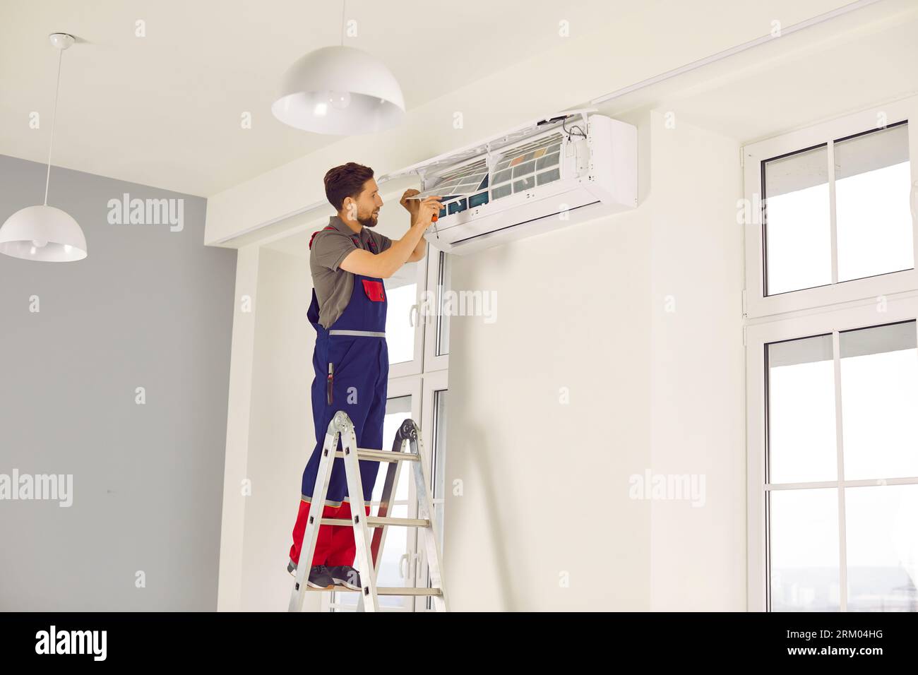 Modern hvac setup hi-res stock photography and images - Alamy