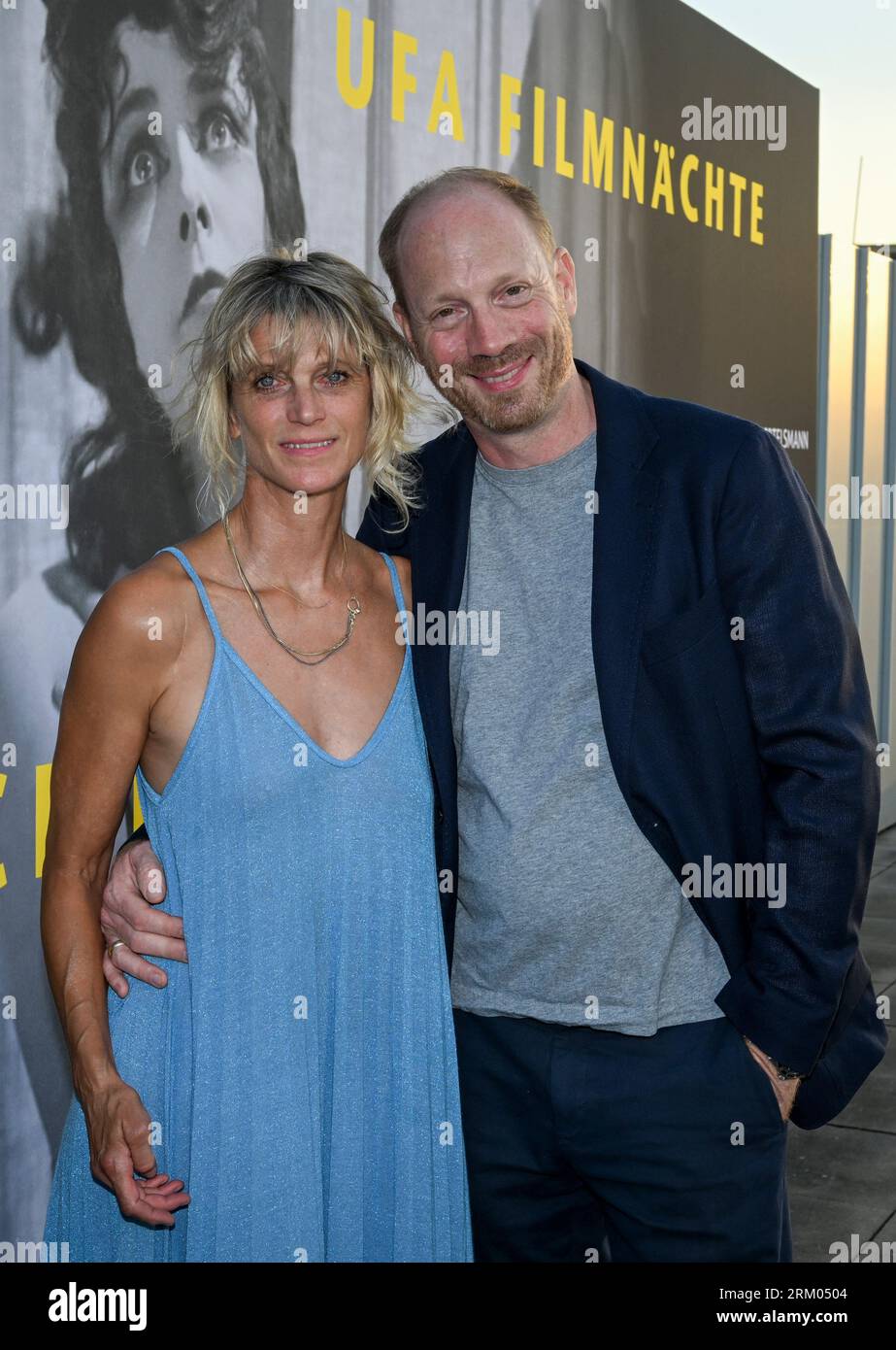 Berlin, Germany. 23rd Aug, 2023. Actor Johann von Bülow and his wife ...