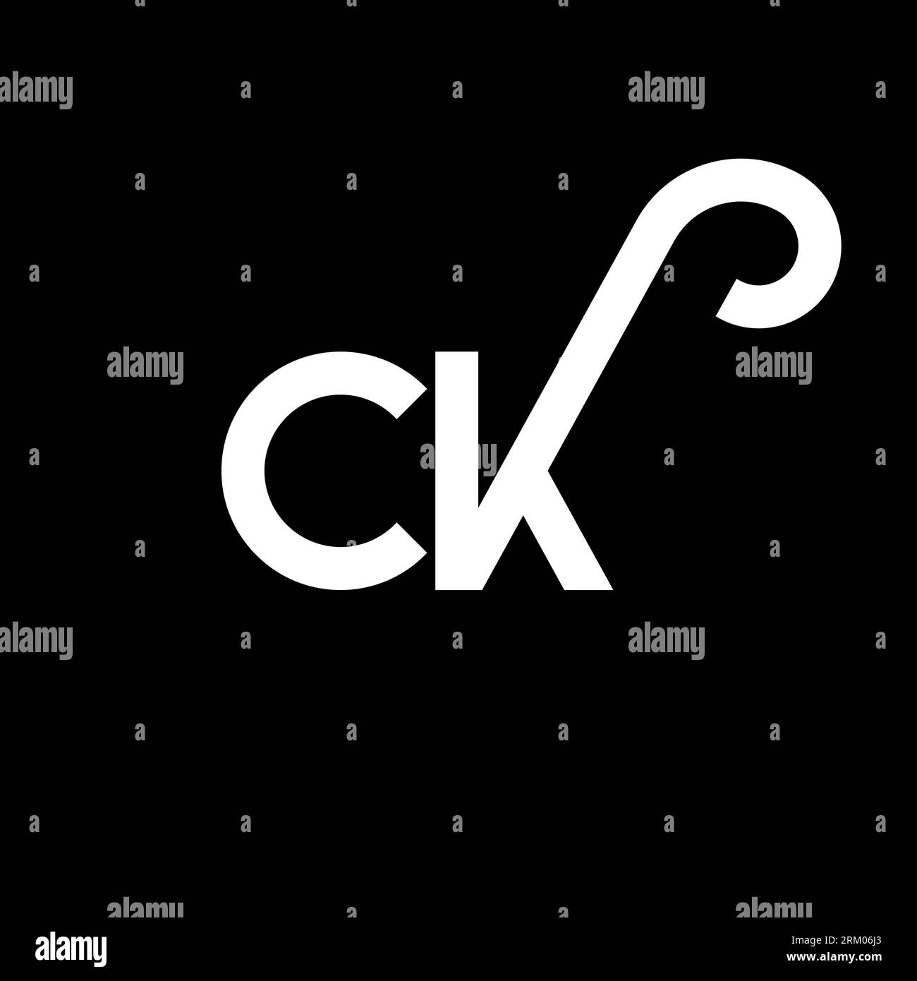 Ck letter logo hi-res stock photography and images - Alamy
