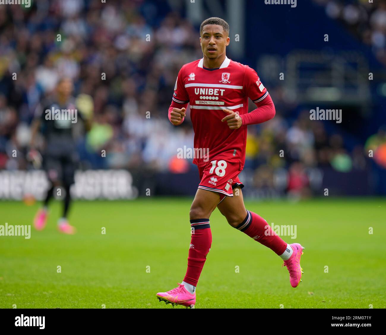 Samuel Silvera #18 of Middlesbrough during the Sky Bet Championship ...