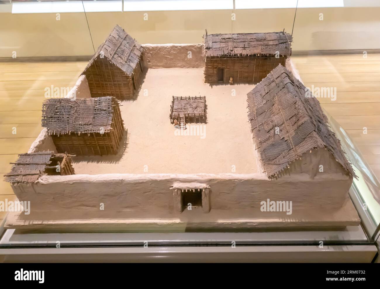 Kubbar model- Bahrain house used in winter - the walls were made of ...