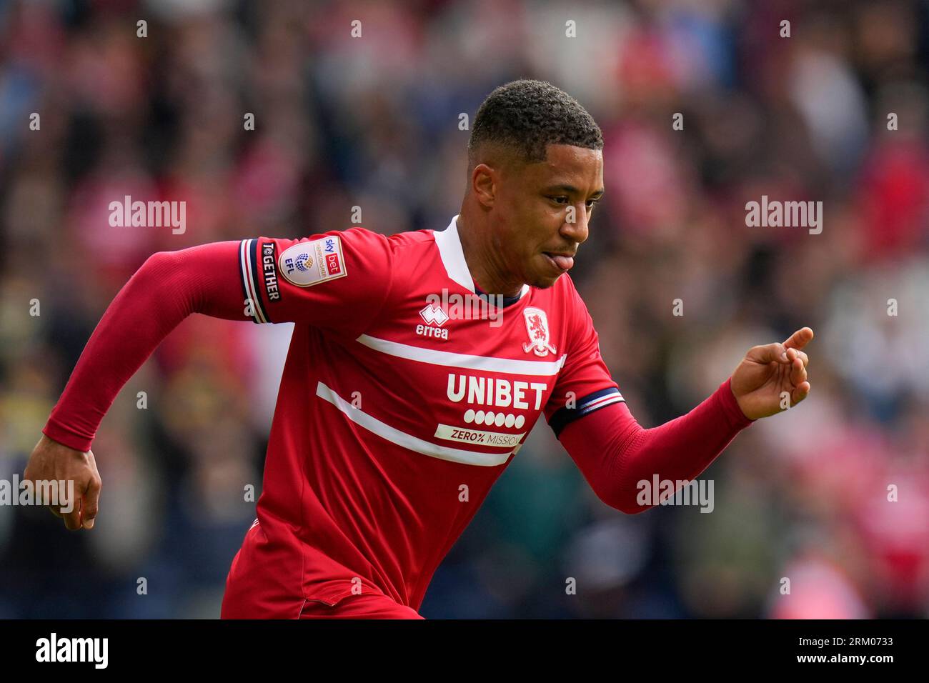 Samuel Silvera #18 of Middlesbrough during the Sky Bet Championship ...