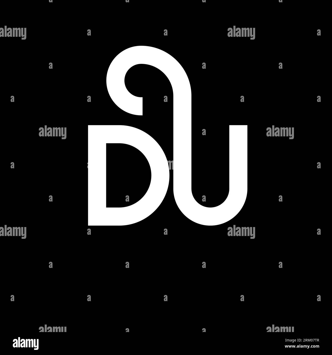 DU letter logo design on black background. DU creative initials letter ... DU letter logo design on black background. DU creative initials letter ...