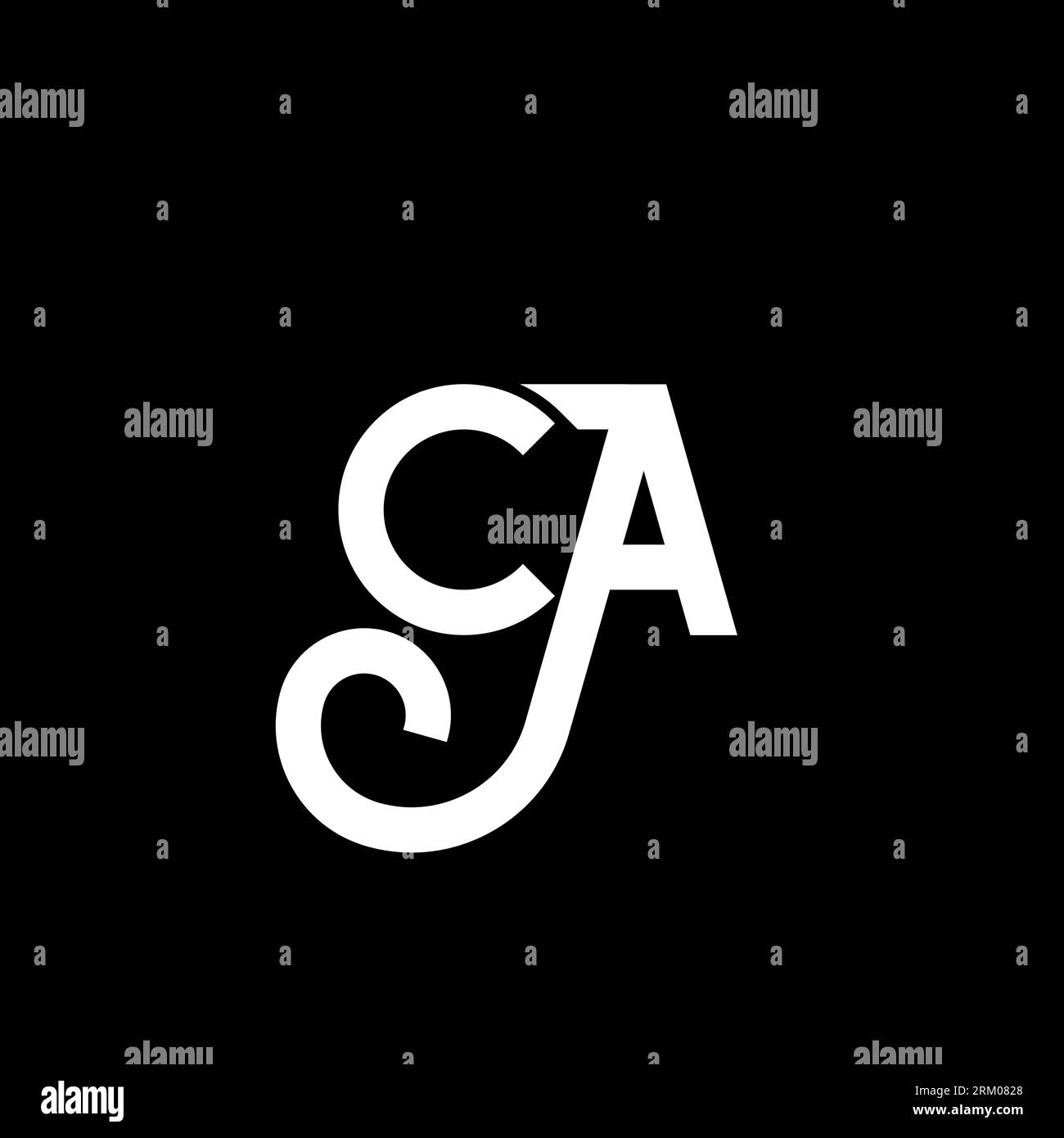 Ca letter logo hi-res stock photography and images - Alamy