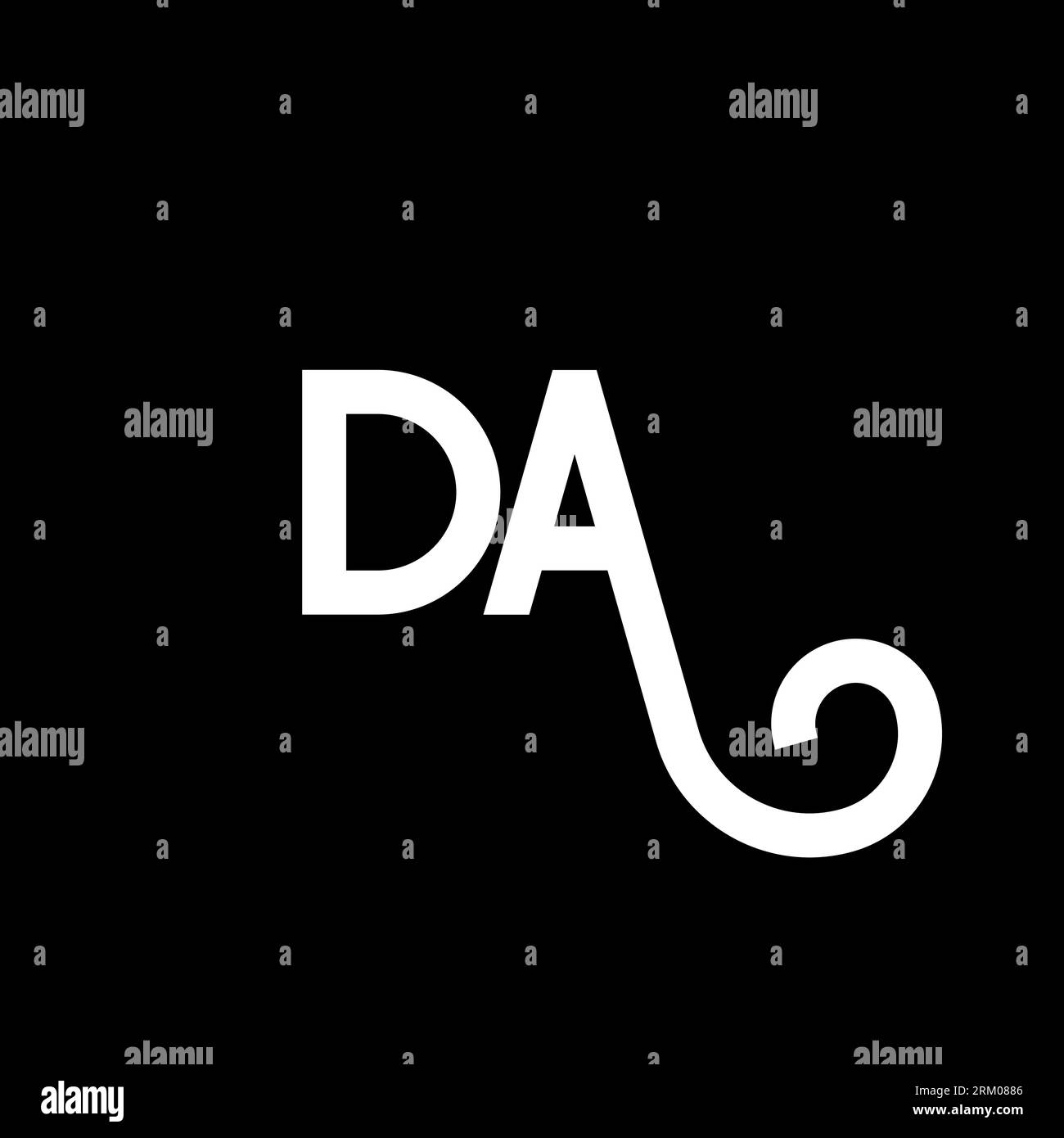 Da letter logo hi-res stock photography and images - Alamy