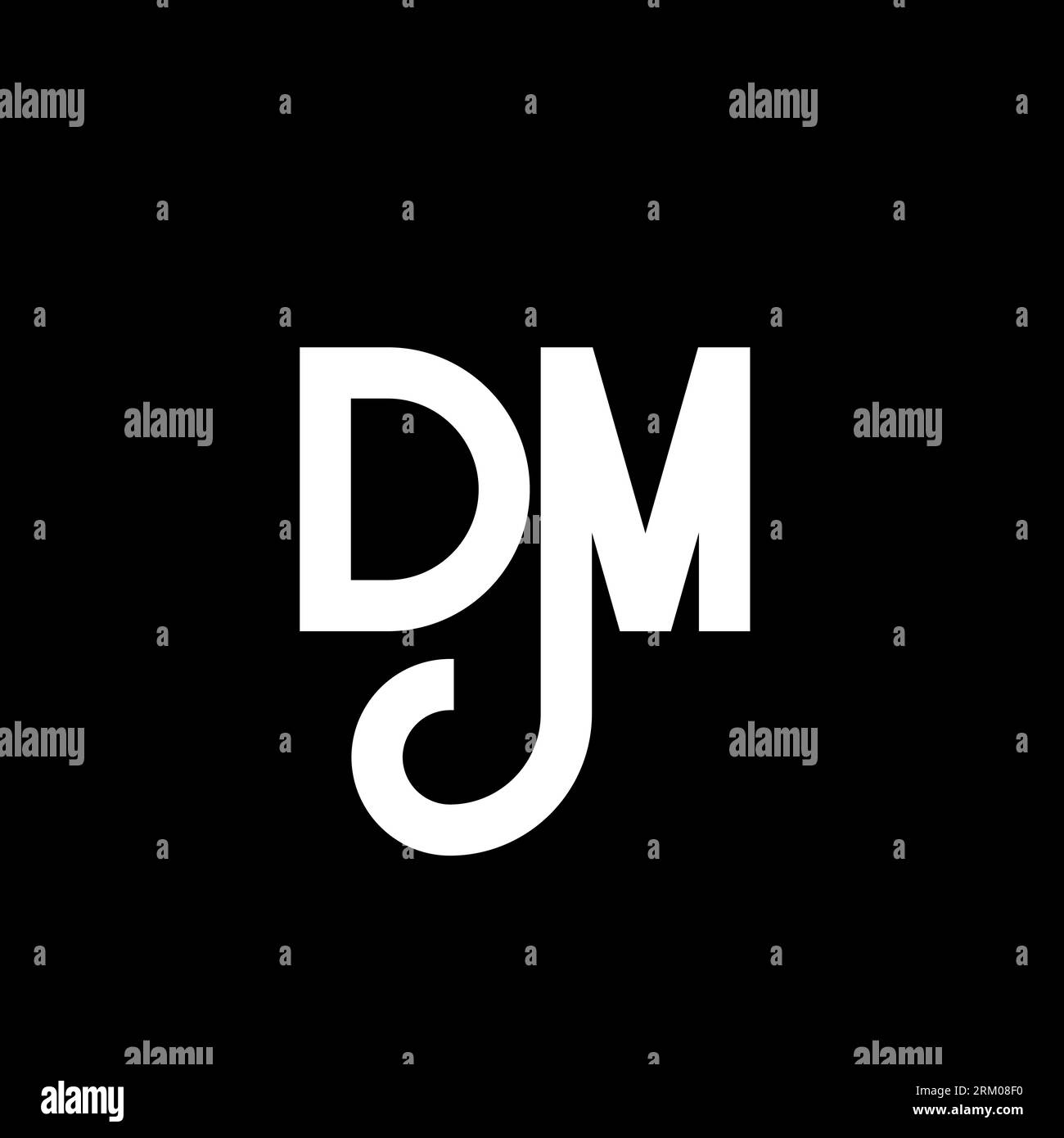 Dm letter logo Stock Vector Images - Alamy