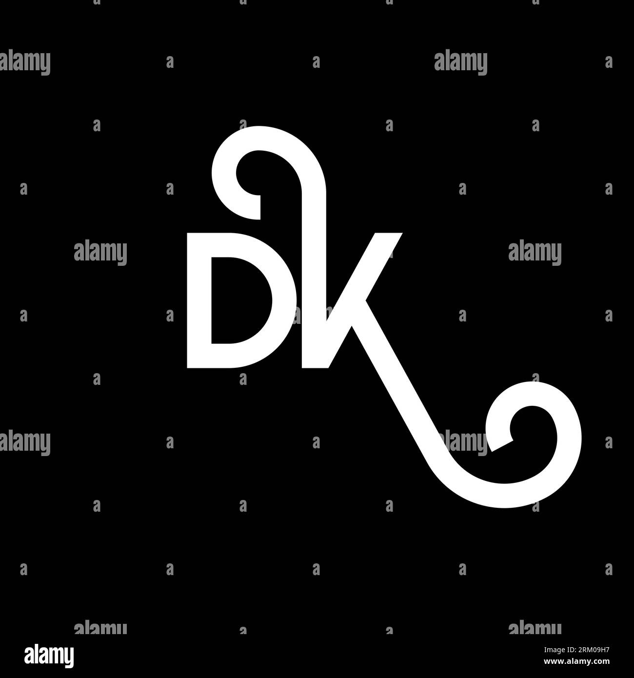 DK letter logo design on black background. DK creative initials letter ... DK letter logo design on black background. DK creative initials letter ...