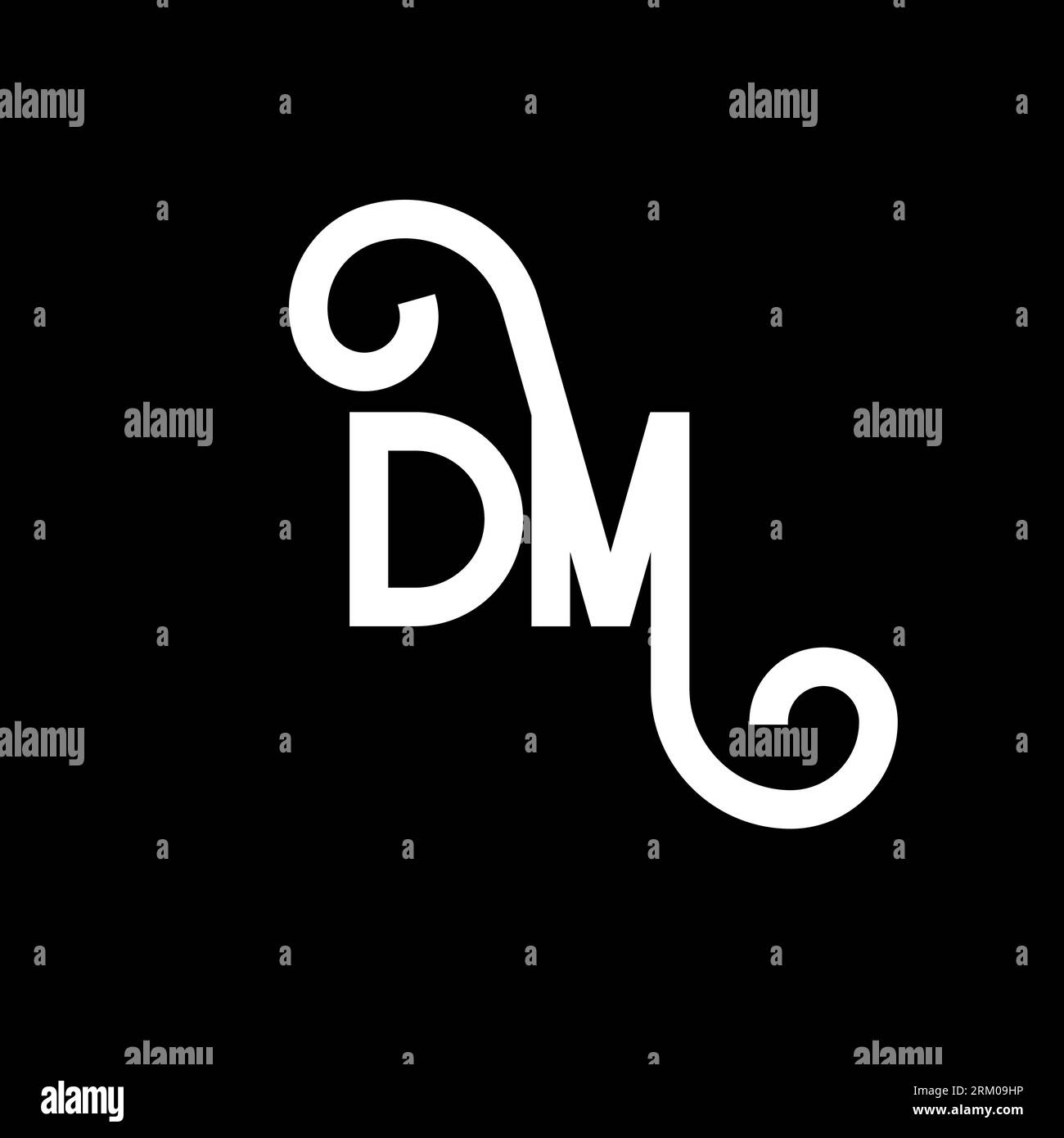 Letter d and m Black and White Stock Photos & Images - Alamy