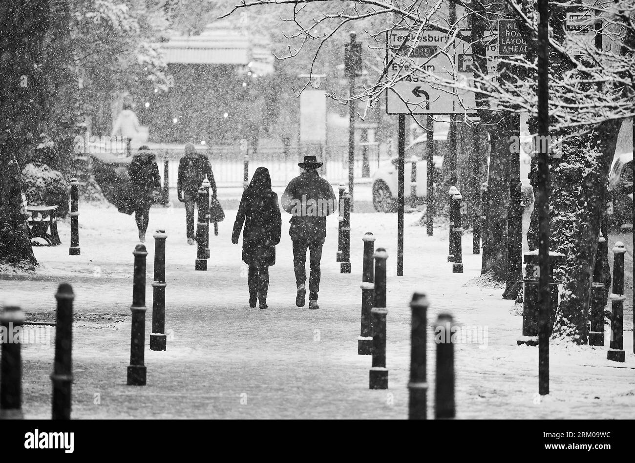 Snow in Cheltenham Stock Photo - Alamy