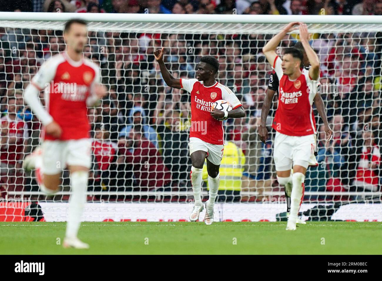 Bukayo saka celebration hi-res stock photography and images - Alamy