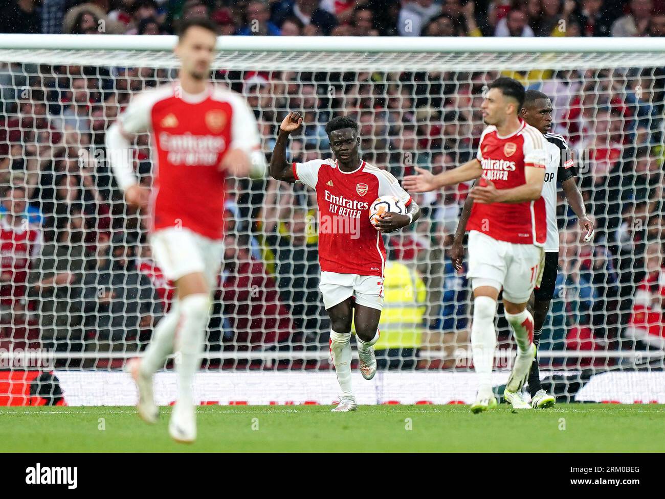 Bukayo saka celebration hi-res stock photography and images - Alamy