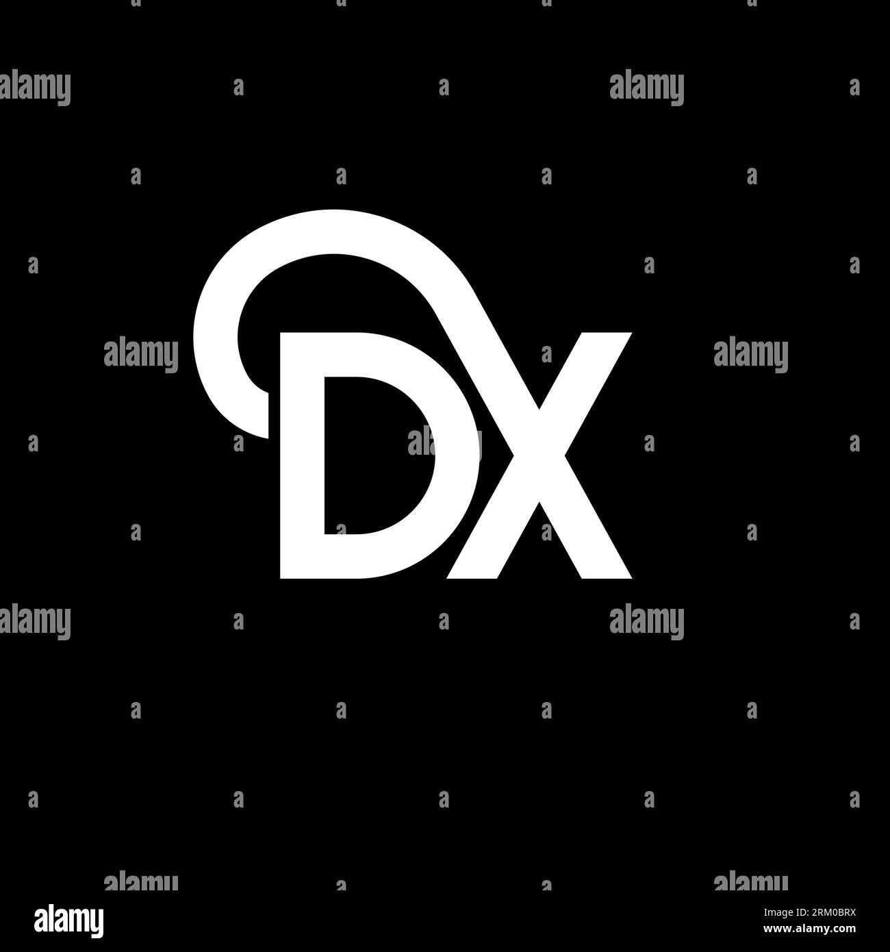 Dx letter logo hi-res stock photography and images - Alamy