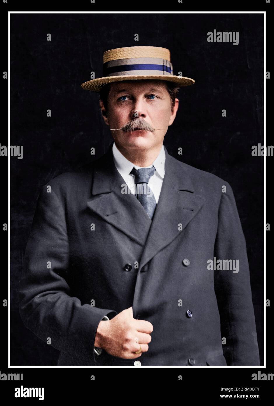 Arthur conan doyle novelist portrait hi-res stock photography and ...