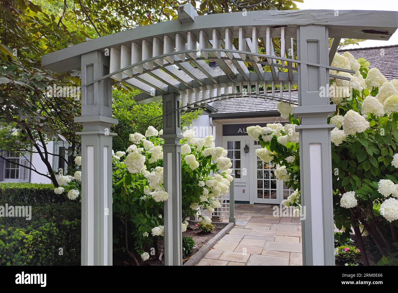 House exterior with canopy in the front yard Stock Photo - Alamy