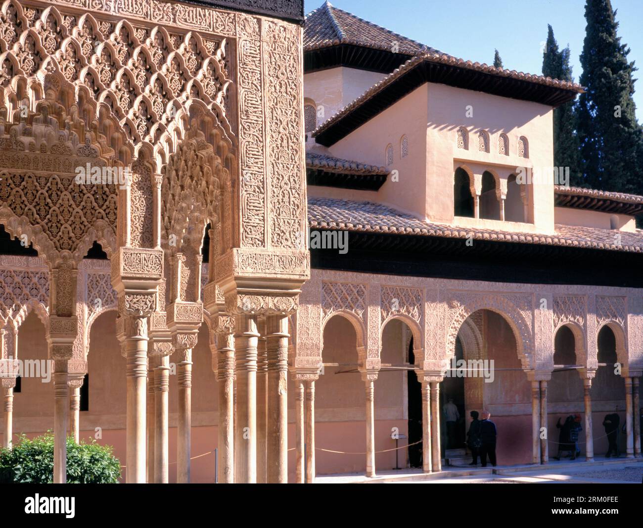 Beautiful details of the architecture of the Alhambra, in Granada Spain ...