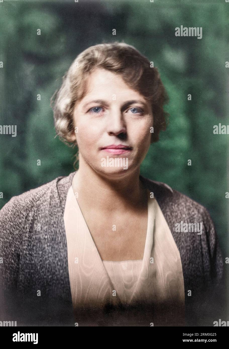 Pearl S. Buck, Pulitzer and Nobel Prize-winning American author. Circa ...