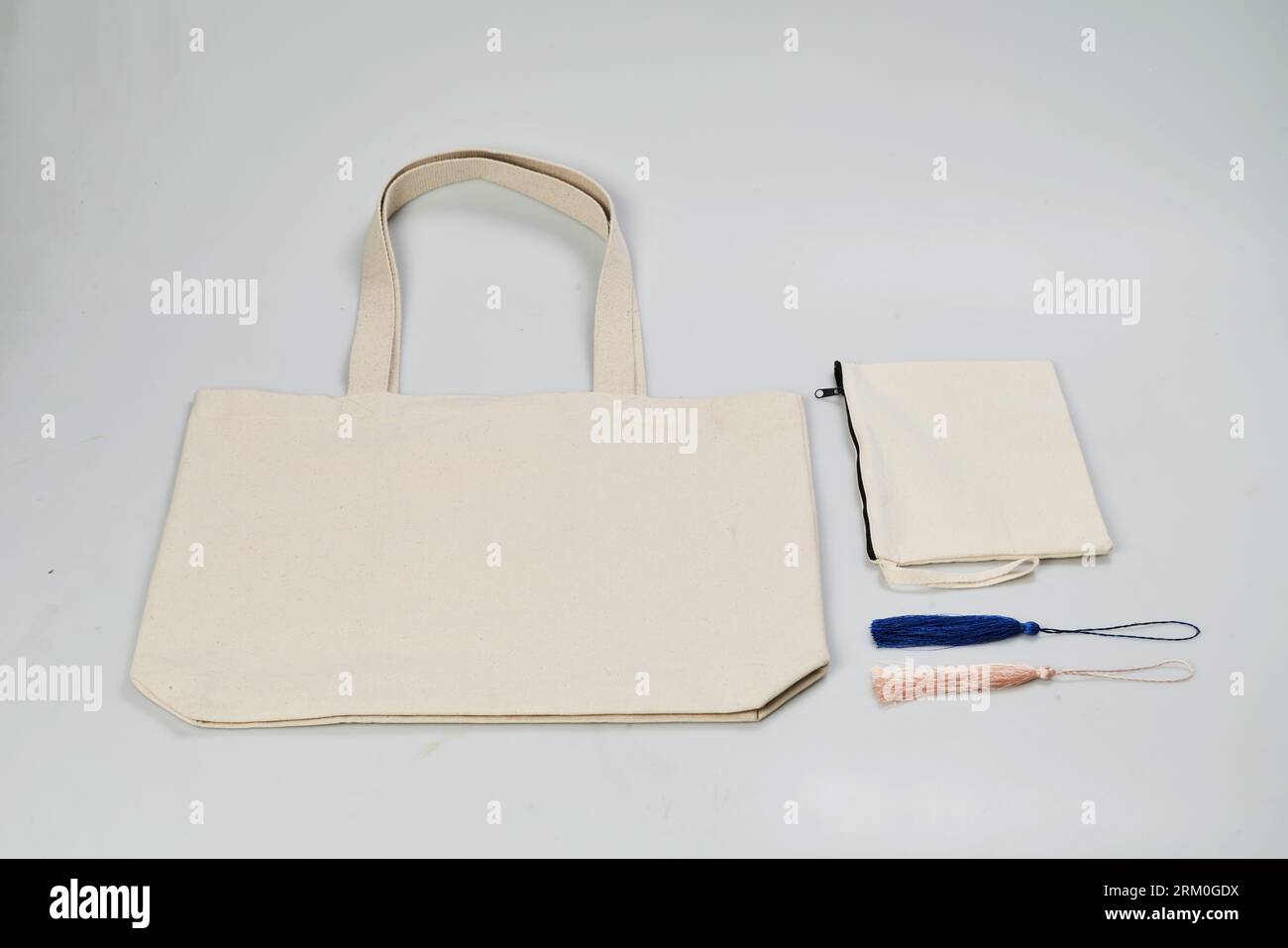 beautiful isolated picture of a multiple use cotton grocery bag. eco ...