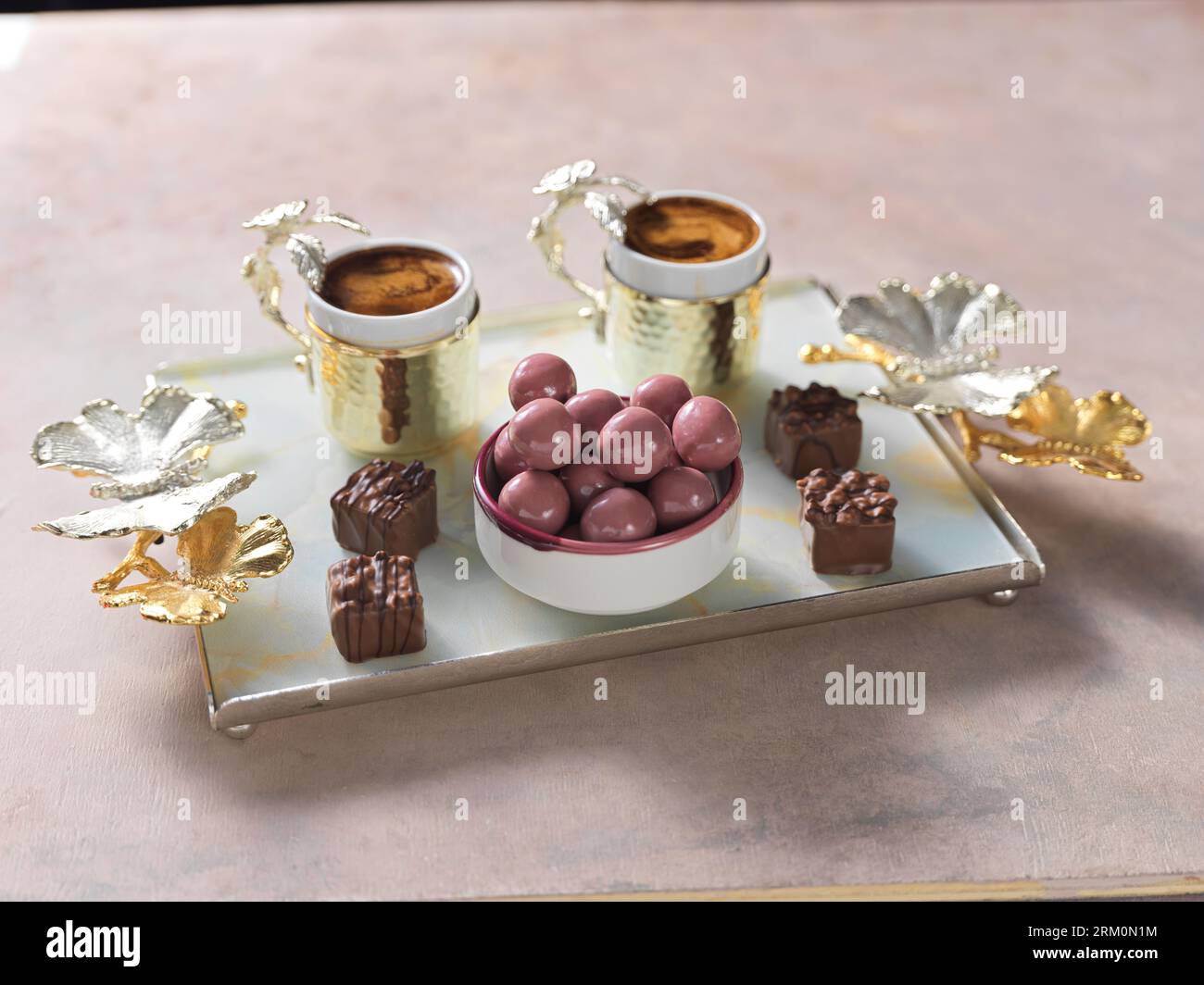 Turkish delight isolated chocolate hi-res stock photography and images ...