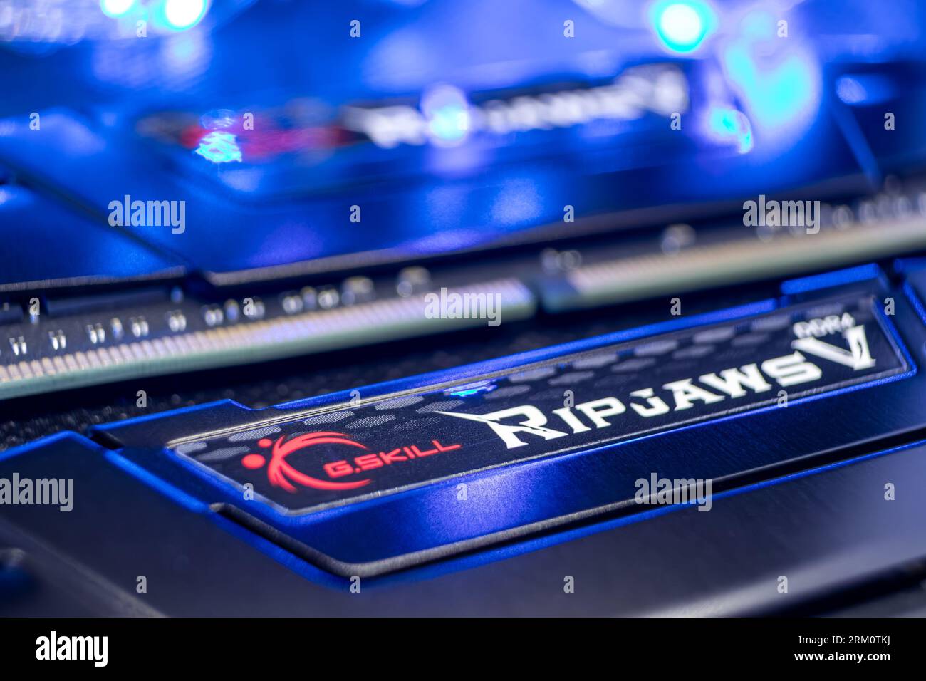 Kyiv, Ukraine - January 05, 2022: G.Skill Ripjaws V series memory ...