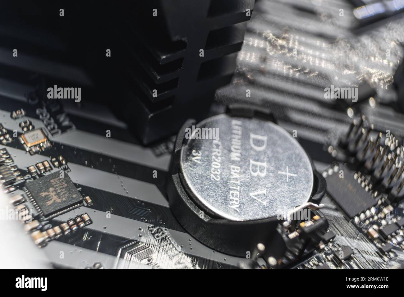 Kyiv, Ukraine - January 05, 2022: Asus Tuf Gaming modern PC motherboard ...