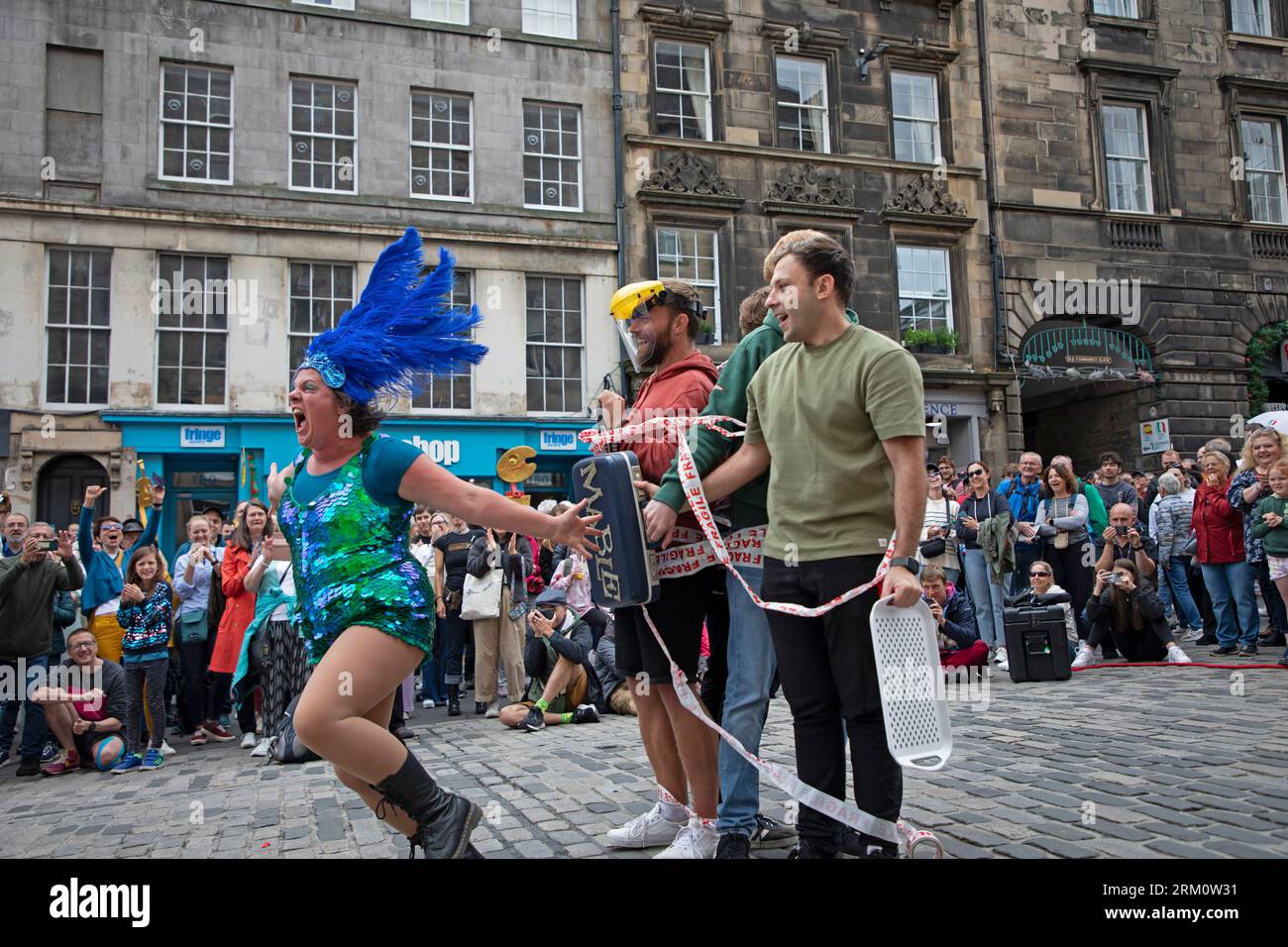 EdFringe, Royal Mile, Edinburgh, Scotland, UK. 26 August 2023. Final ...