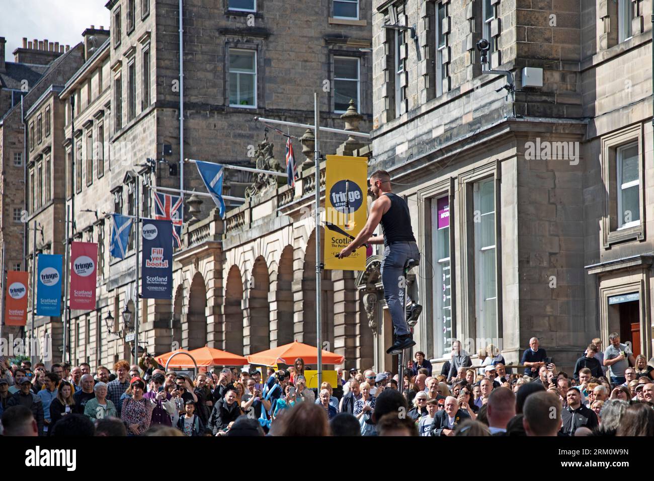 EdFringe, Royal Mile, Edinburgh, Scotland, UK. 26 August 2023. Final ...