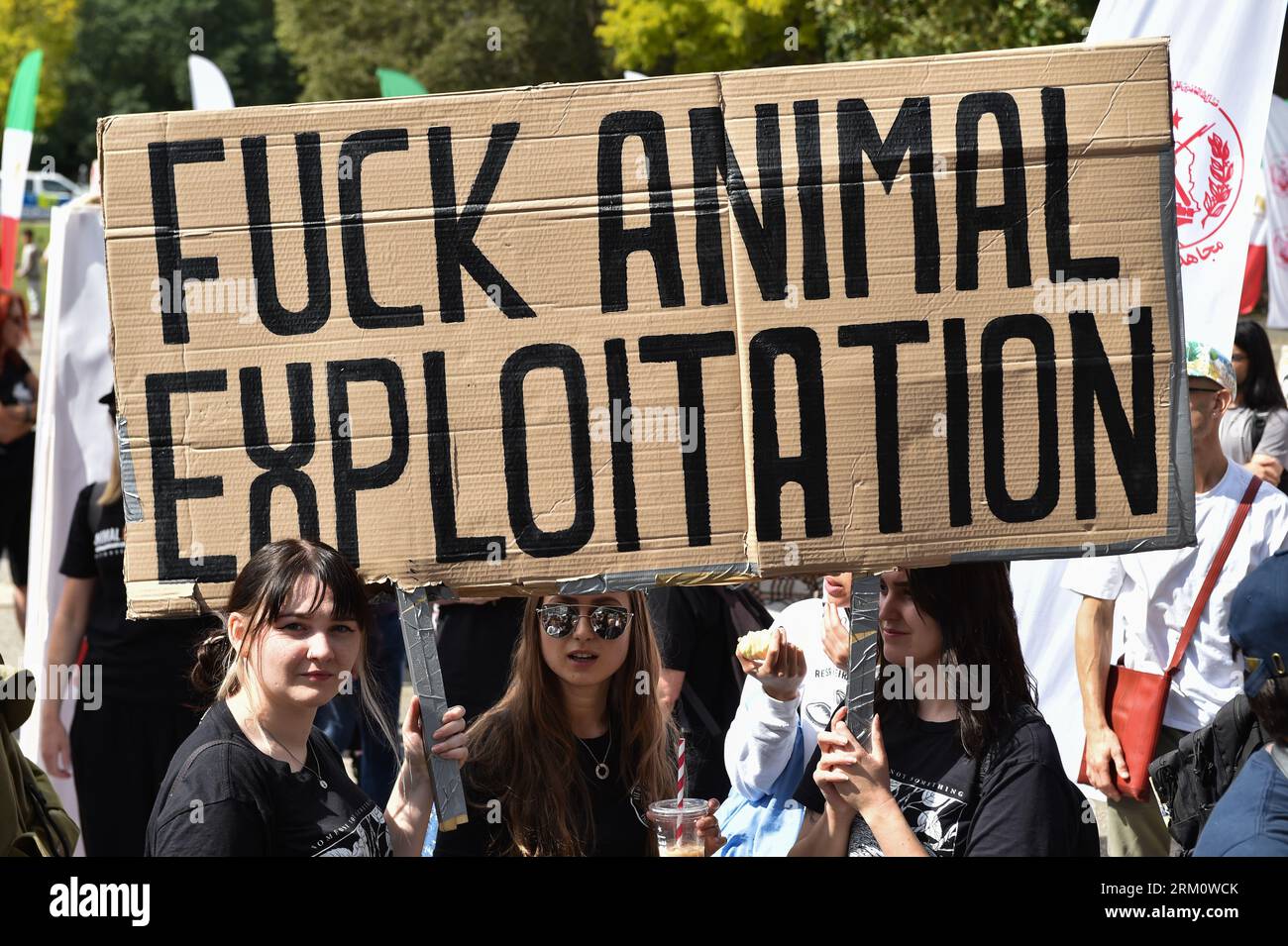 Animal rights groups march hi-res stock photography and images - Alamy