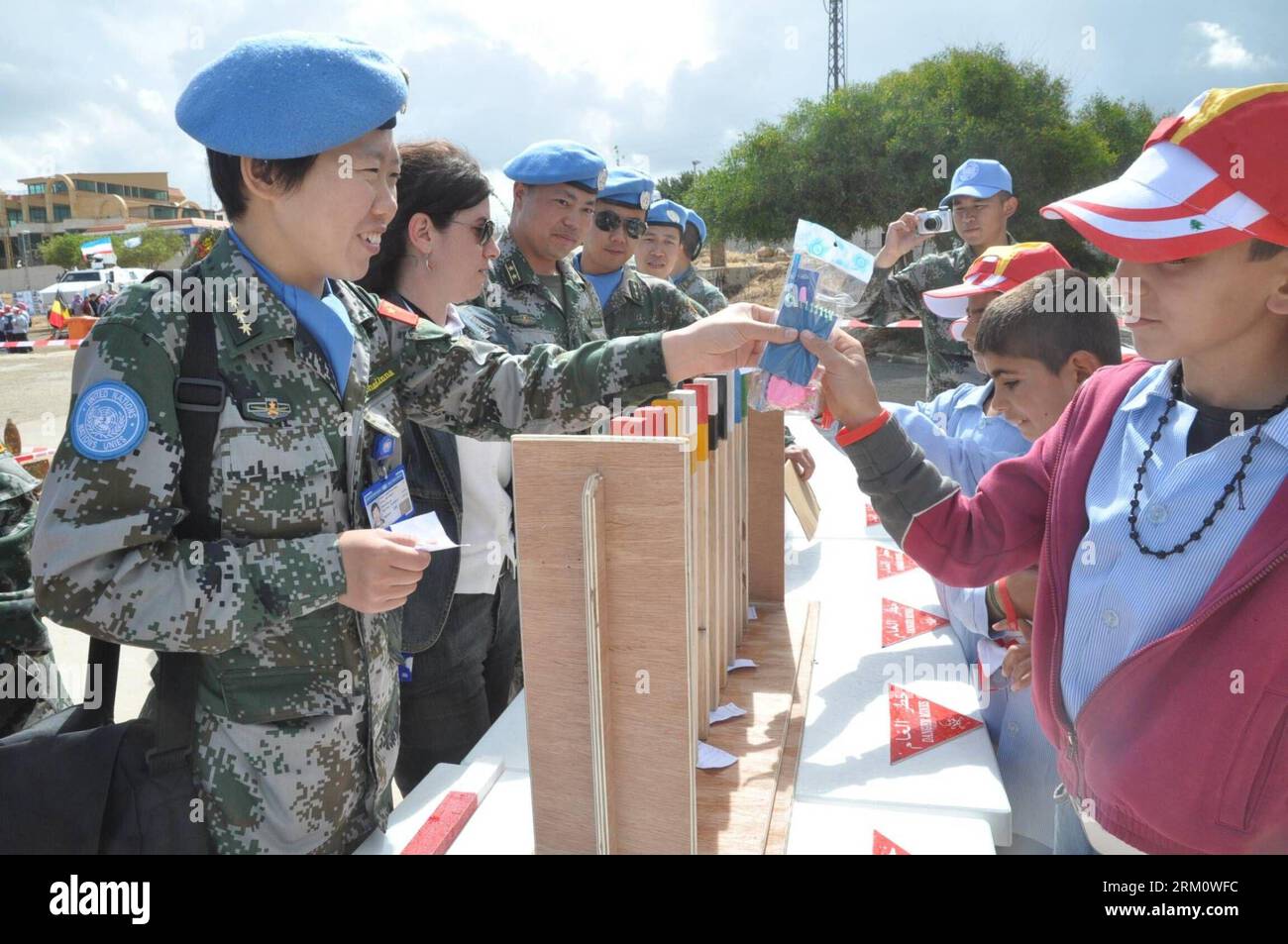 Lebanon naqoura unifil chinese hi-res stock photography and images - Alamy