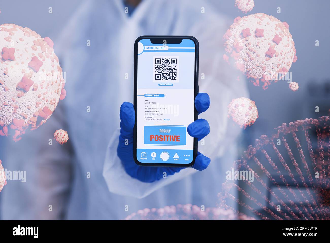 Qr code and ppe hi-res stock photography and images - Alamy